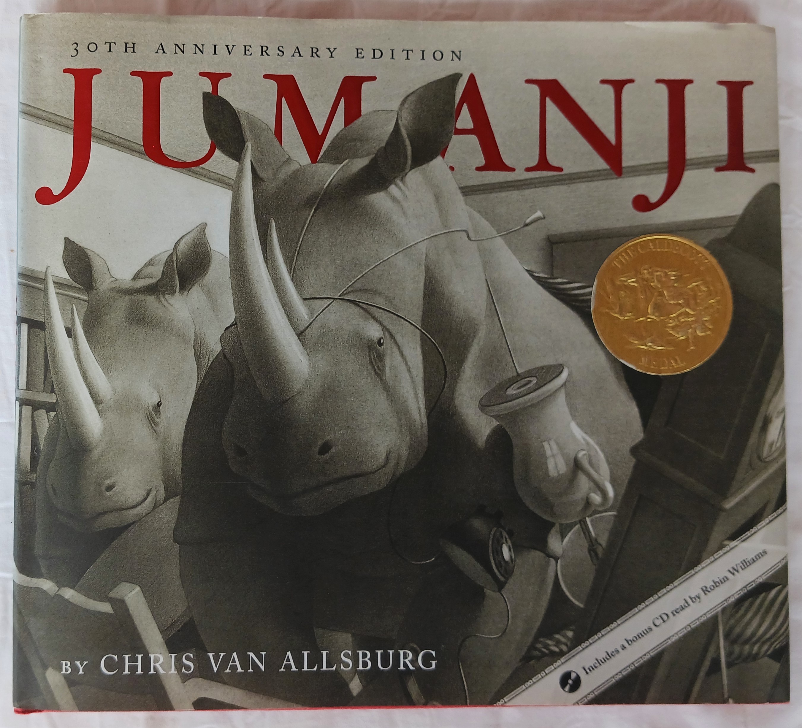 Jumanji Book Cover Jumanji Book With Cassette Sealed In Box/plastic